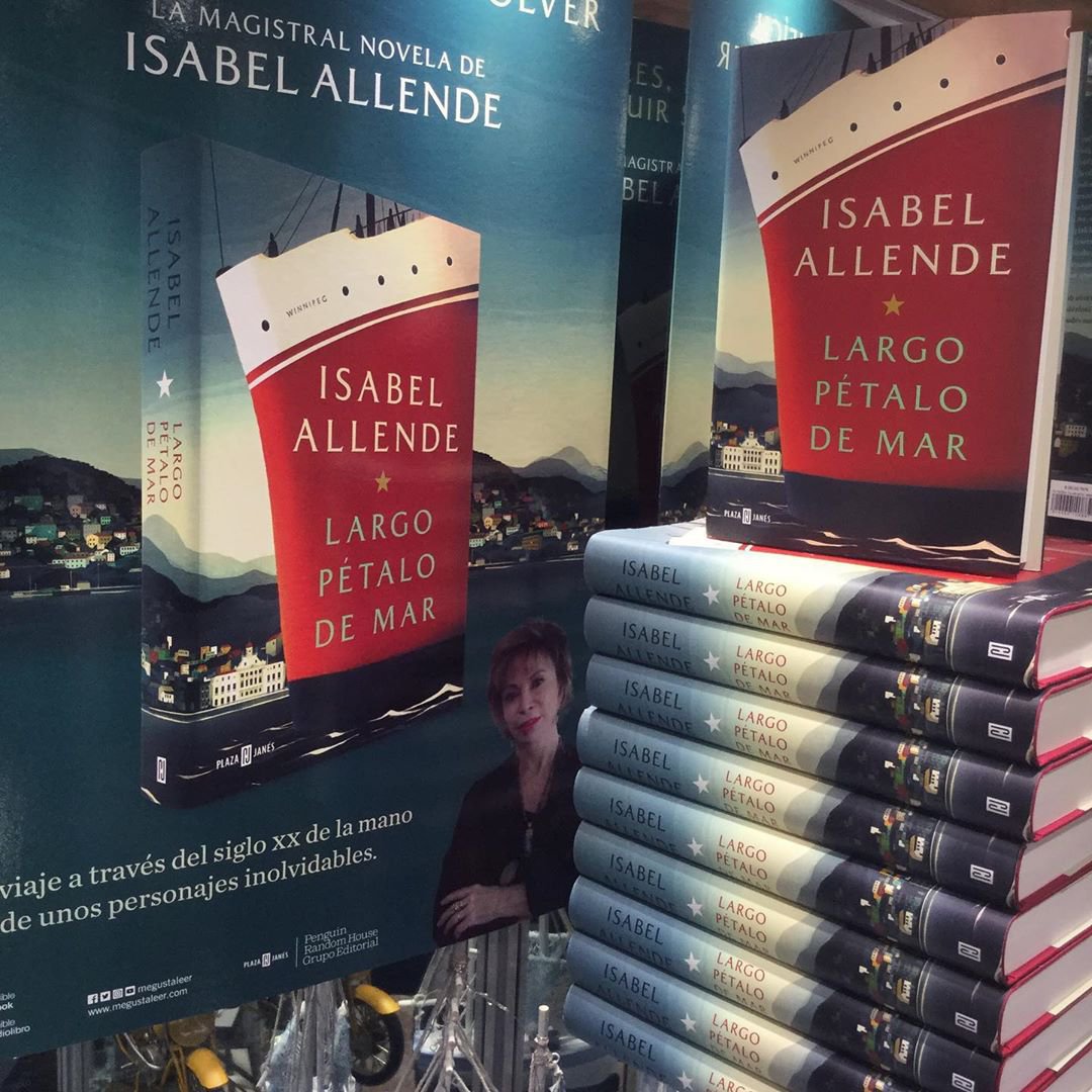 Lanzamiento libro "Largo pétalo del mar" de Isabel Allende | Centro ...